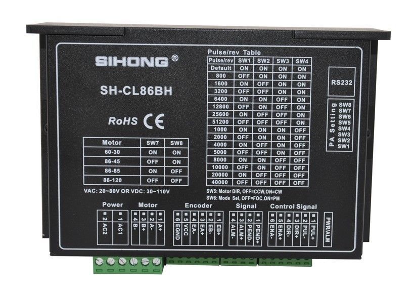 Stepper motor driver - SH-CL86BH - Shanghai Siheng Motor Co., Ltd