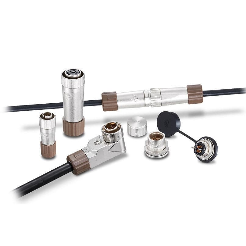 Circular connector - LF Series - Hirose Electric Europe B.V. - RF / jack / Ethernet