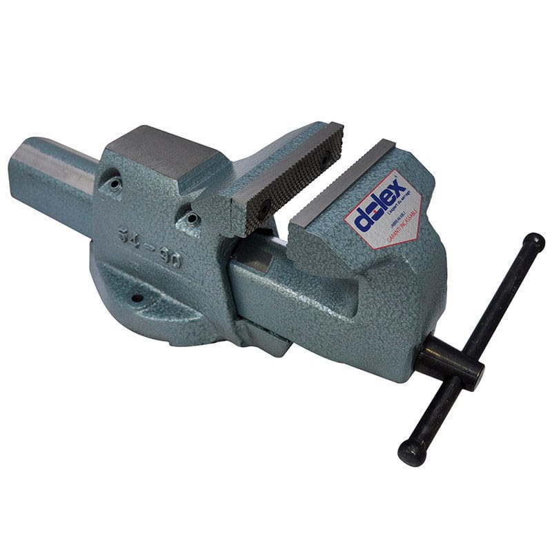 Bench-top vice - 54 - DOLEX - manual / swivel / hardened steel