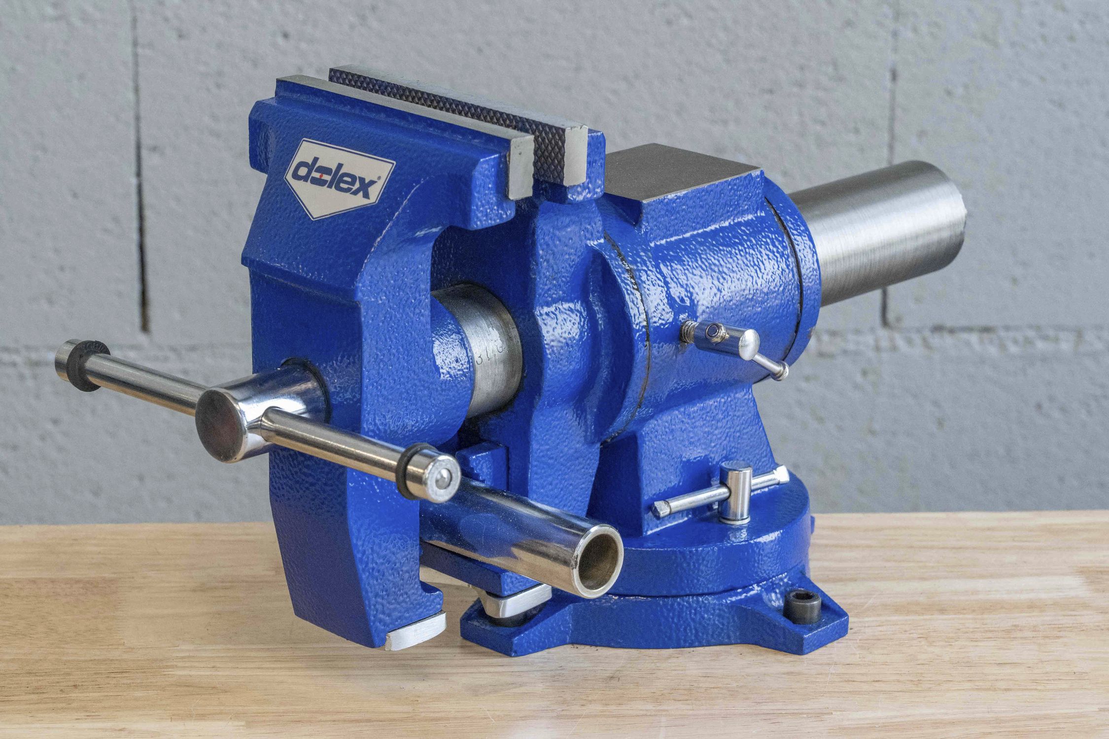 Rotary vise - EMF100 - DOLEX - manual / screw / horizontal