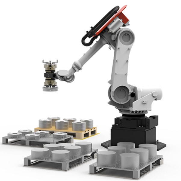 Robotic loading cell - Pallet-Load Multi - RoboJob - unloading / milling