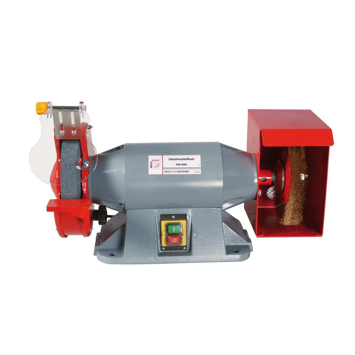 Electric bench grinder - DSM200DS - Holzmann Maschinen GmbH - industrial