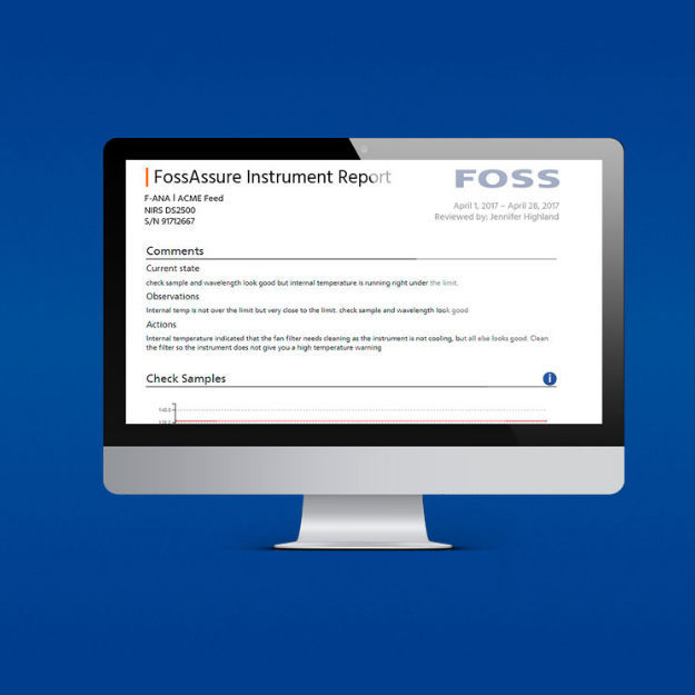 Machine condition monitoring system - FossAssure™ - FOSS - for process ...