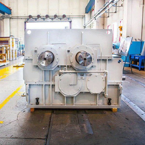 Cylindrical gearbox - kngear - parallel-shaft / for cranes