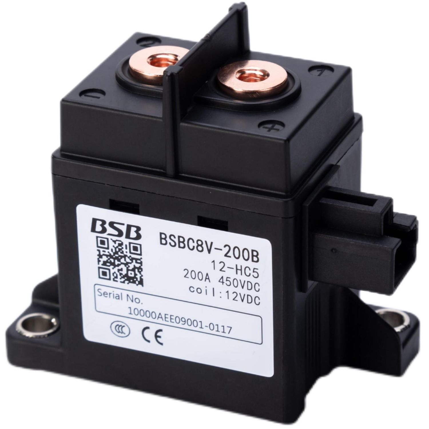 DC contactor - BSBC8-100B - ZHEJIANG BSB ELECTRICAL APPLIANCES CO.,LTD - high-voltage / SPST-NO ...