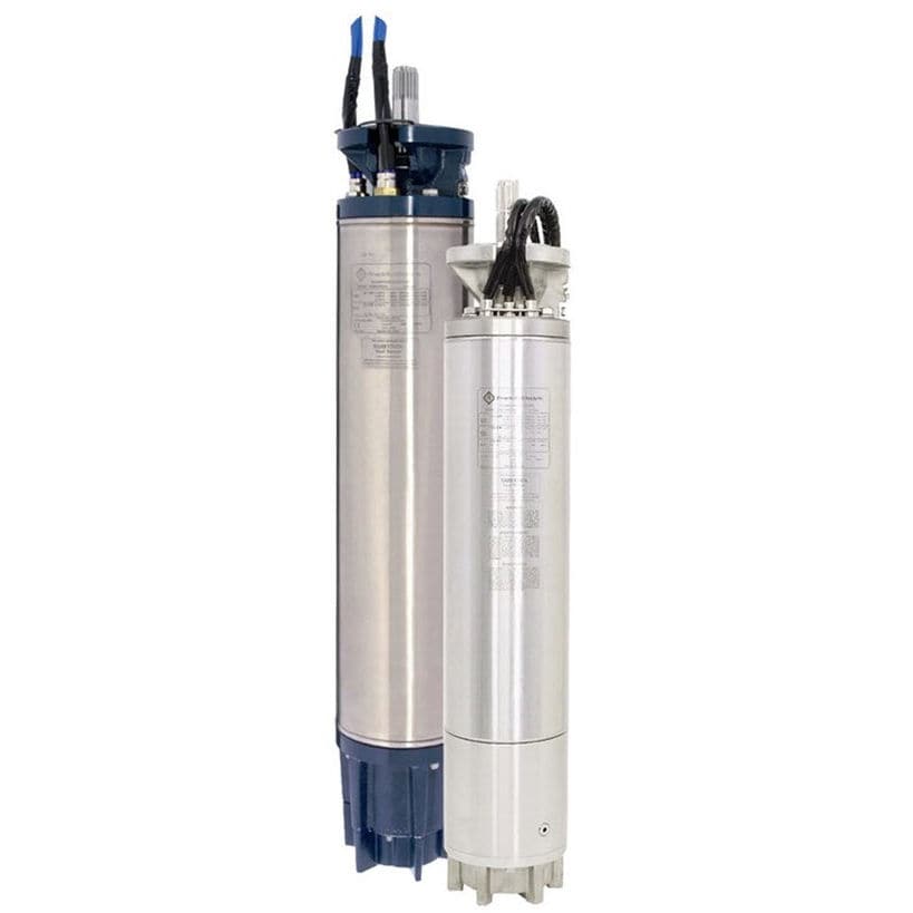 High-temperature motor - Franklin Electric - asynchronous / AC / vertical