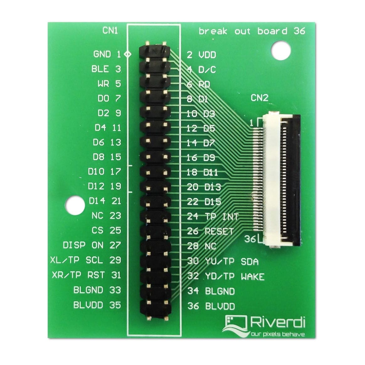 Evaluation board - Board 36 - Riverdi
