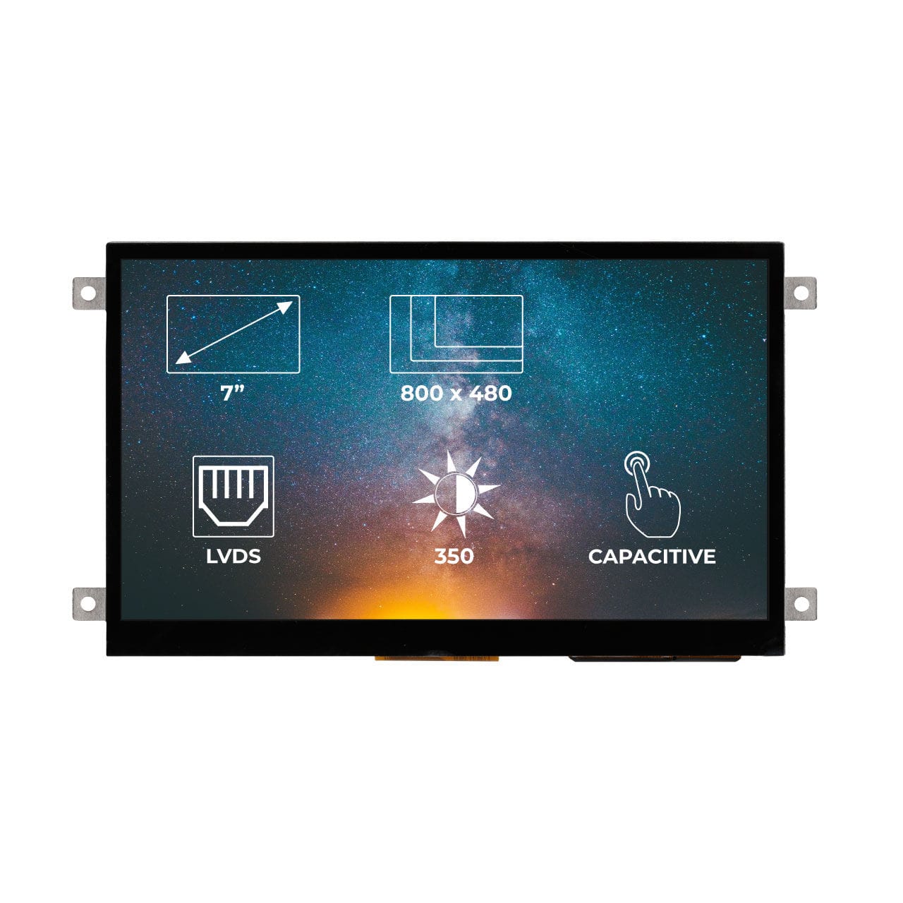 TFT display module - RVT70AQLFWC00 - Riverdi - capacitive touch screen ...