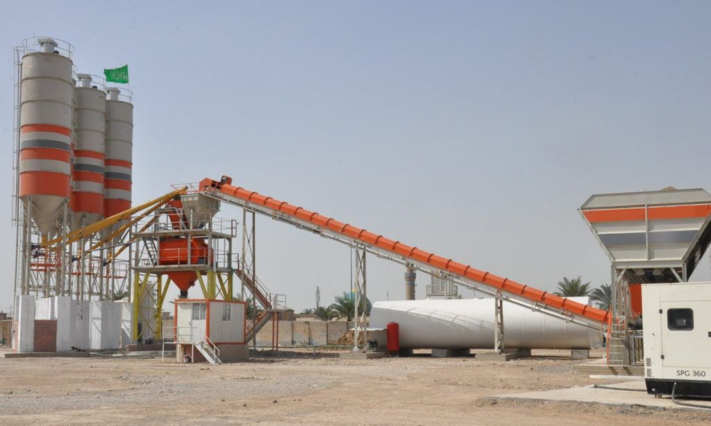 Stationary concrete batching plant - MVS130S - MVS Proje - continuous