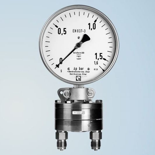 Differential pressure gauge - DGU 160 - Schmierer GmbH - dial ...