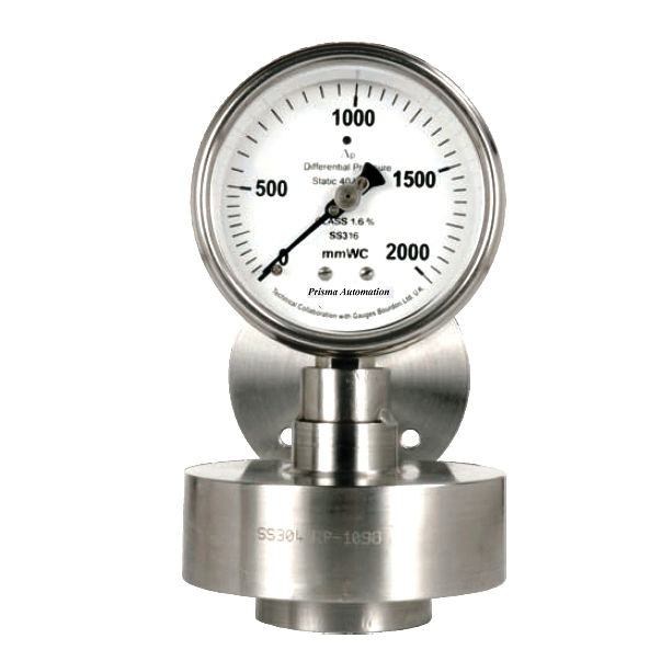 Differential pressure gauge - DPG-BD - Prisma Instruments - dial / NPT ...