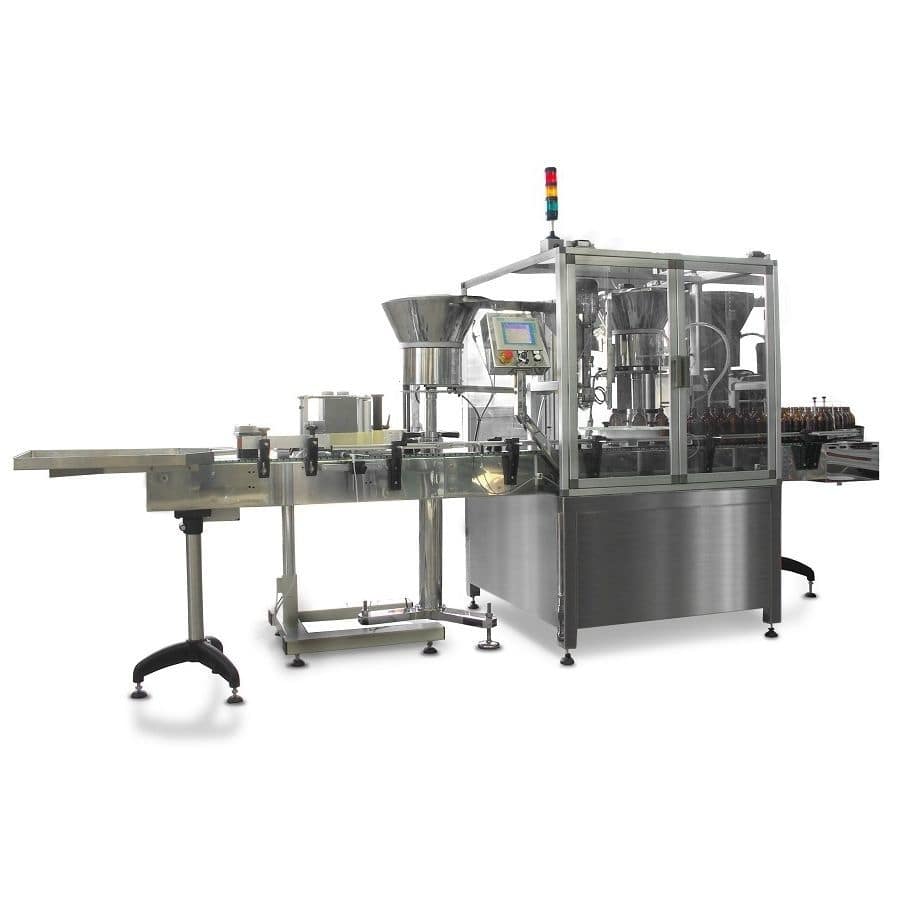 Automatic filling and capping machine - GP 1 - MultiGel Srl - flask ...