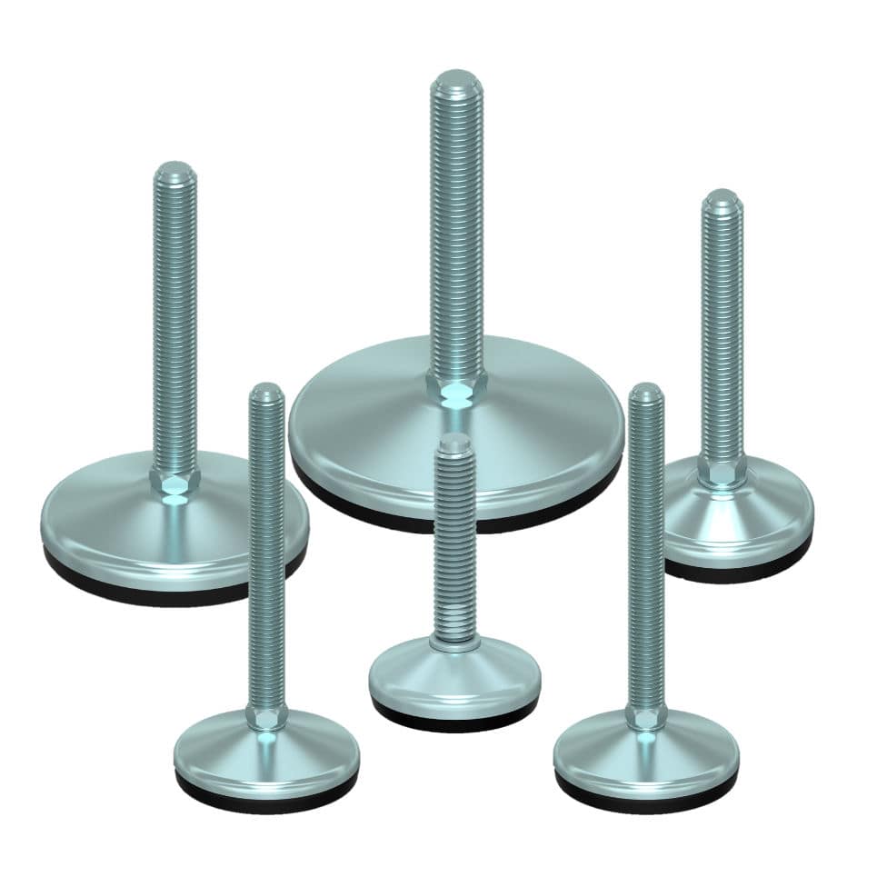 Machine foot - 25700 - Martin Levelling Components - galvanised steel ...