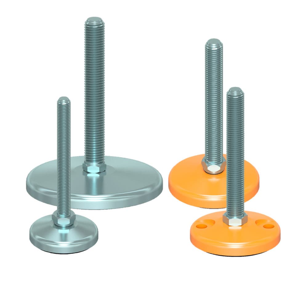 Machine tool foot - 11298 - Martin Levelling Components - NBR / steel ...