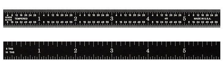 Stainless steel ruler - 522970060 - Fred V. Fowler