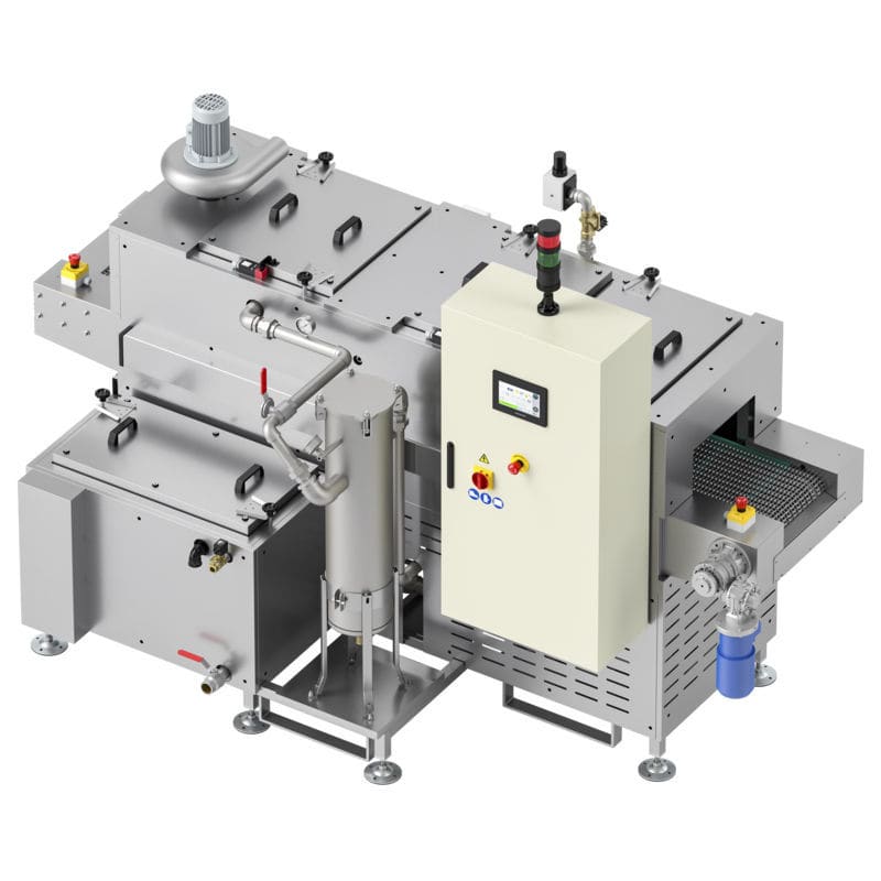 Water cleaning tunnel - TUNNEL series - SME - industrial / blowing ...