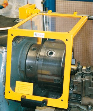 Lathe chuck machine guard - IE - Repar2