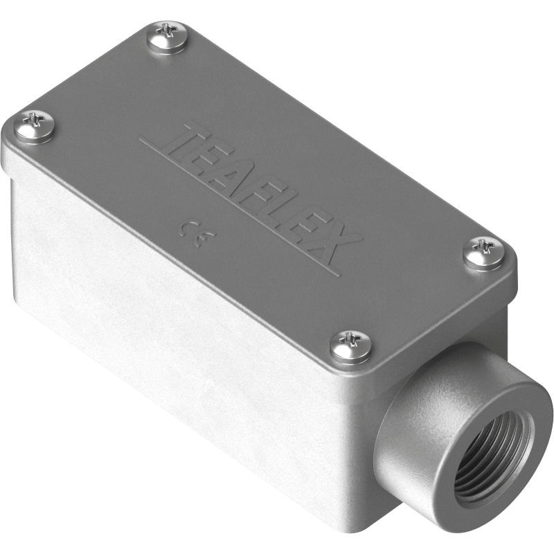 Box connector - C101101 - Teaflex S.p.a - electrical power supply / rectangular / aluminium