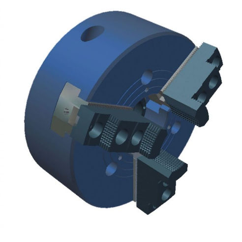 3-jaw workpiece clamping chuck - GT - 3 series - EUROMA