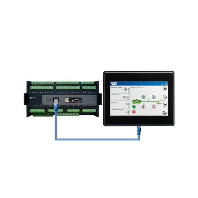 Automatic generator set controller - AGC-4 Mk II - DEIF - emergency ...