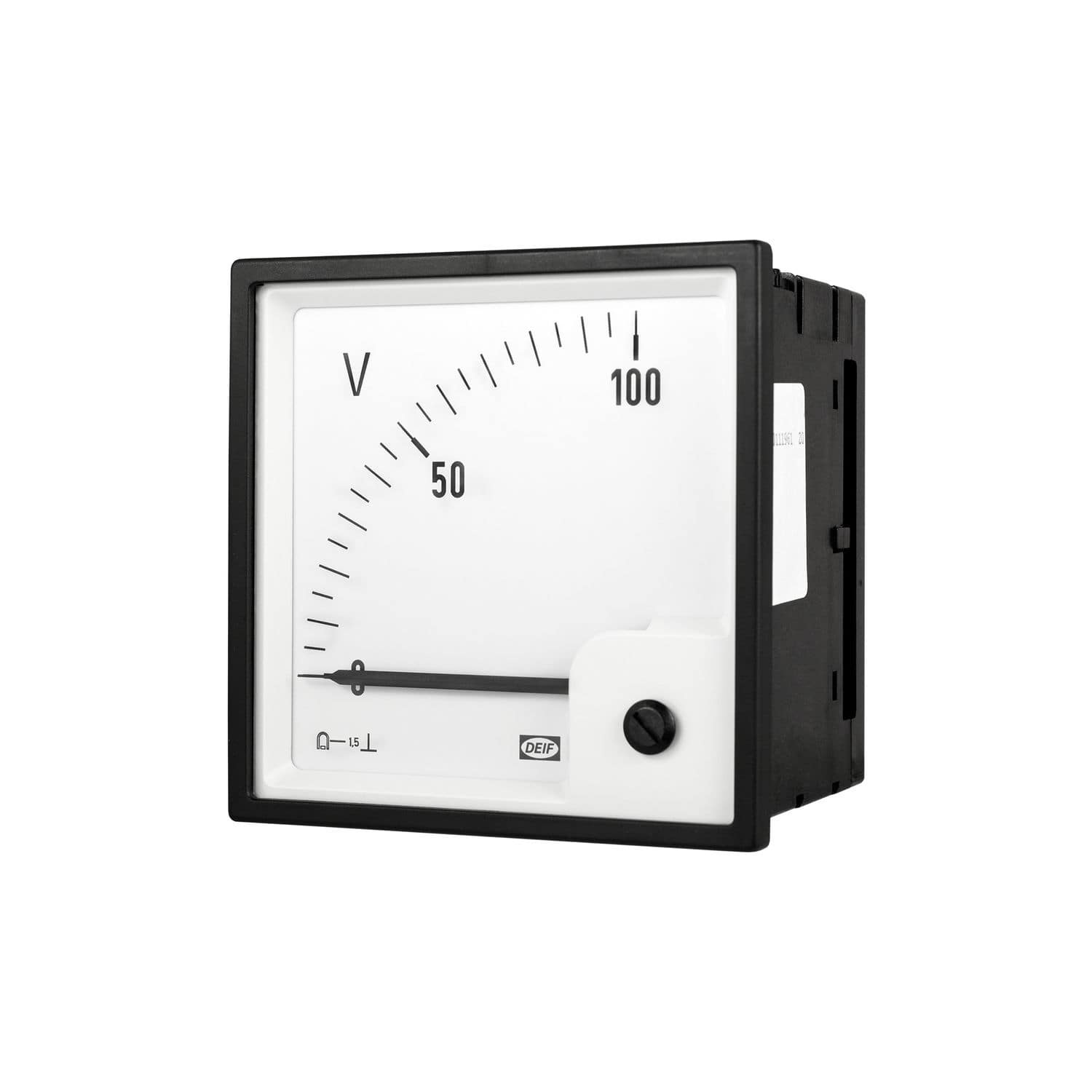 Voltage measuring instrument - DQ series - DEIF - current / moving coil ...