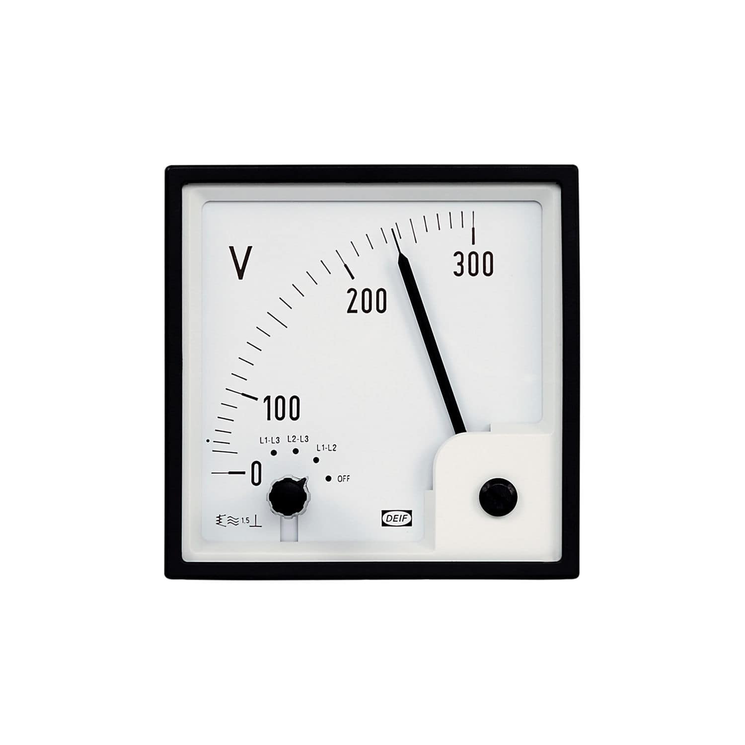 Analog voltmeter - EQ96-sw7 - DEIF - stationary / AC