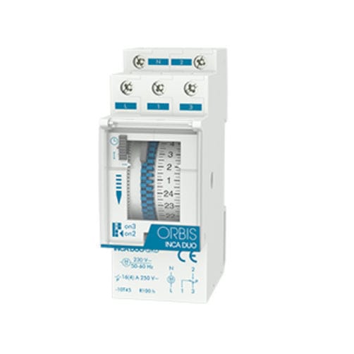 Analog time switch - INCA DUO - ORBIS TECNOLOGÍA ELÉCTRICA