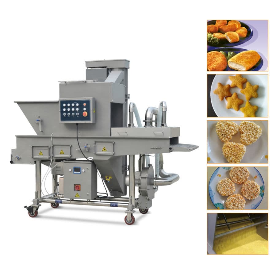 Automatic breading machine - SXJ600-Vl - Wolfking - meat