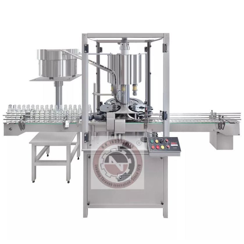 Rotary capping machine - NKCC series - N.K. INDUSTRIES - multi-head / crown / motorized