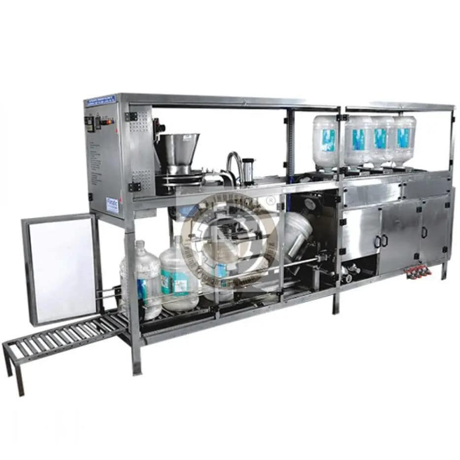 Bottle rinser / filler / capper - NKRFC-120M - N.K. INDUSTRIES - for ...