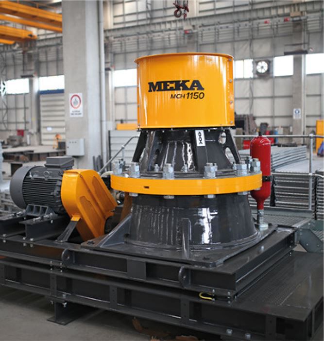 Cone crusher - MCH - MEKA Crushing Screening and Concrete Batching ...