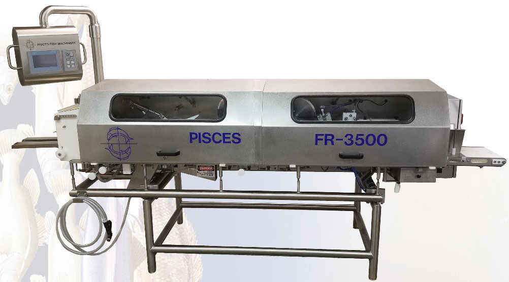 Trout filleting machine - FR-3500 - Pisces Fish Machinery Inc.