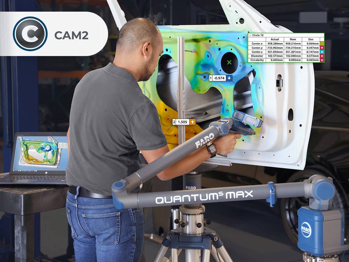 Analysis software - CAM2 - FARO Technologies - statistical / management ...