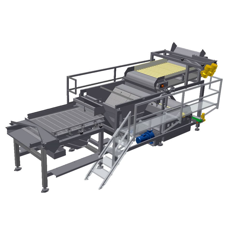 Corn washing machine - FW-12A SeedWash - POLLAK SALA - belt