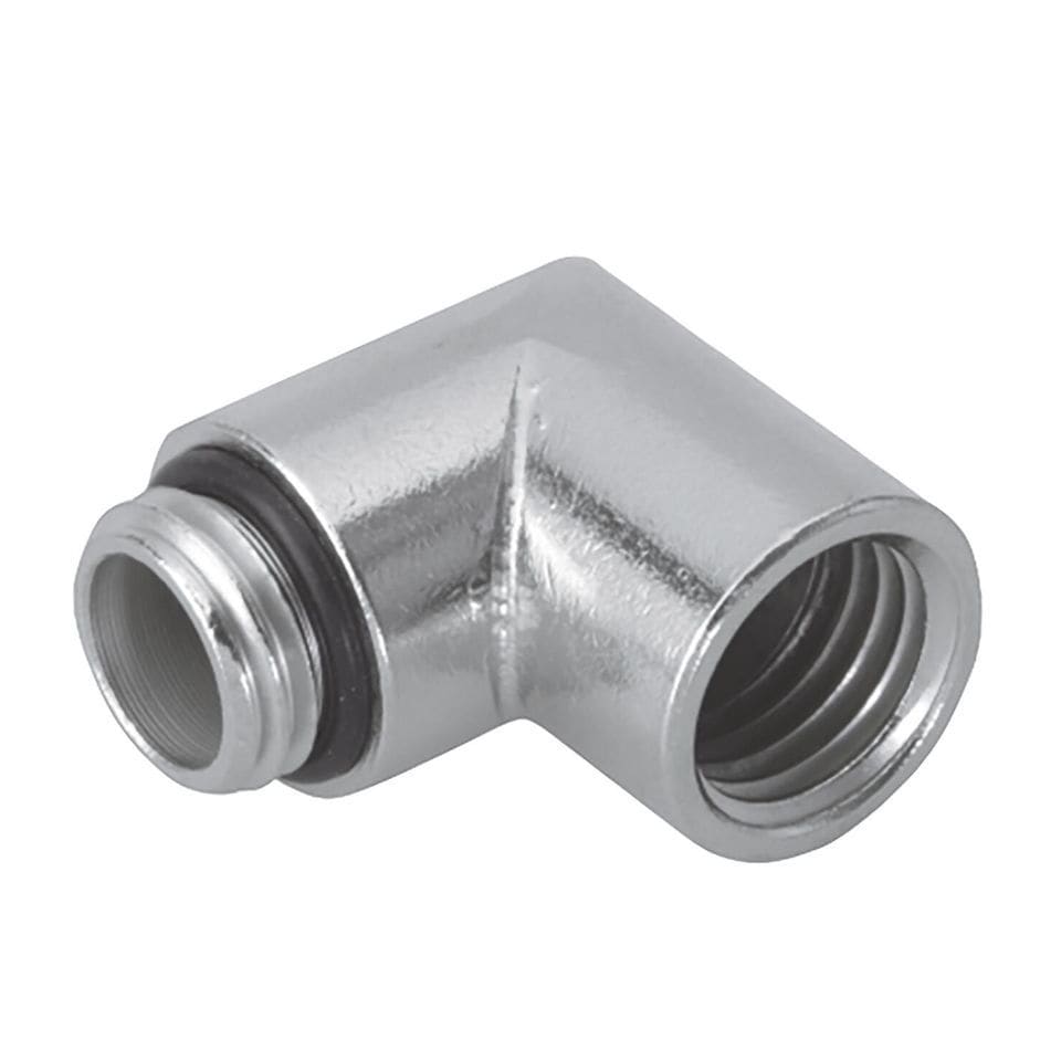 Nickel-plated brass cable gland - 5607 - AGRO - IP68 / IP54 / elbow