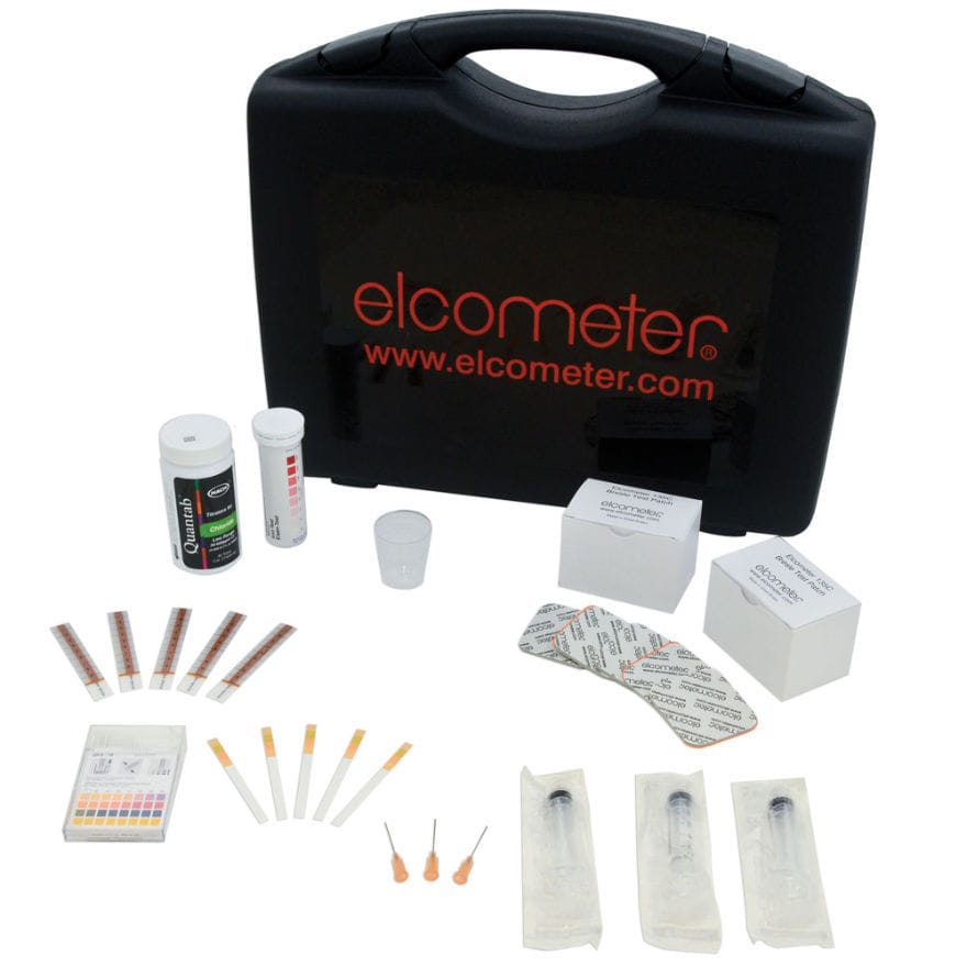 Contamination test kit - E138----2 - Elcometer - quality / pH / manual