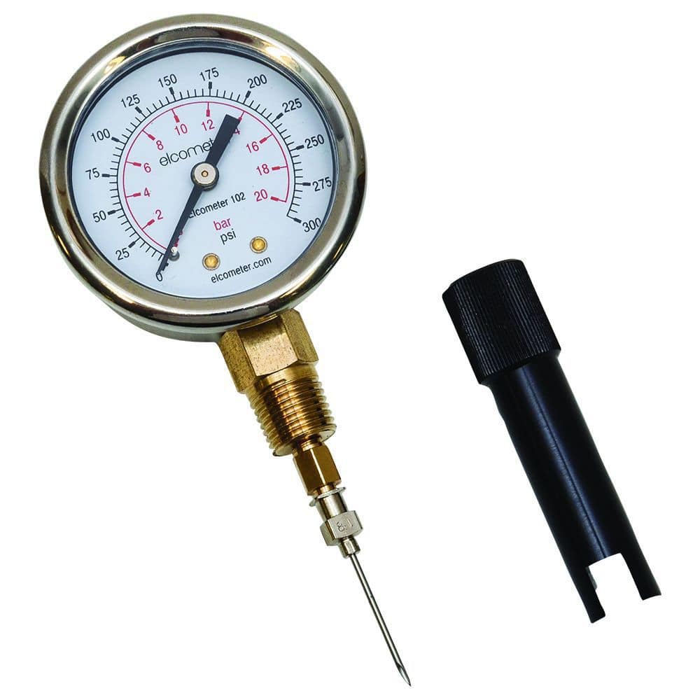 Dial pressure gauge - 102 - Elcometer - inclined tube / for air