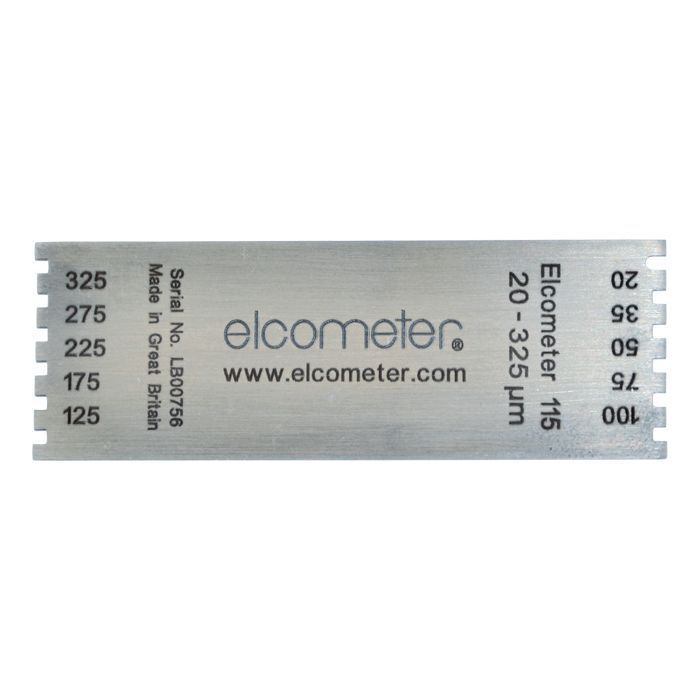 Wet film comb thickness gauge - 115 series - Elcometer - stationary ...