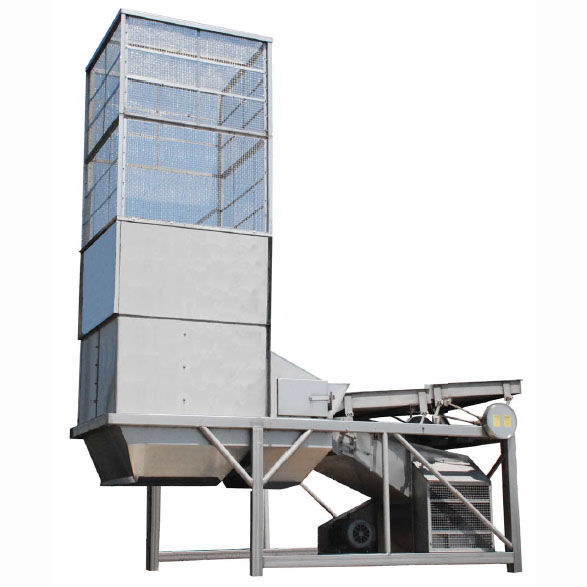 Air food cleaning machine - UHC Series - Hughes Equipment - bean / corn ...