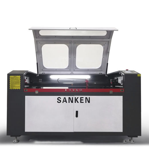 Laser engraving machine - SKLE series - SANKEN glass machine - glass ...