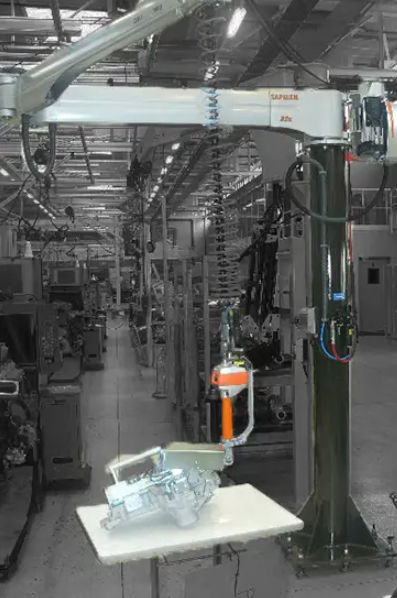 Electric manipulator arm - Yaplex Ltd - servo-driven / with clamping ...