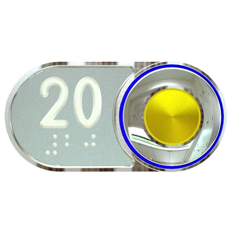 Touch push-button switch - US91 - Dewhurst - vandal-proof / IP54 / illuminated