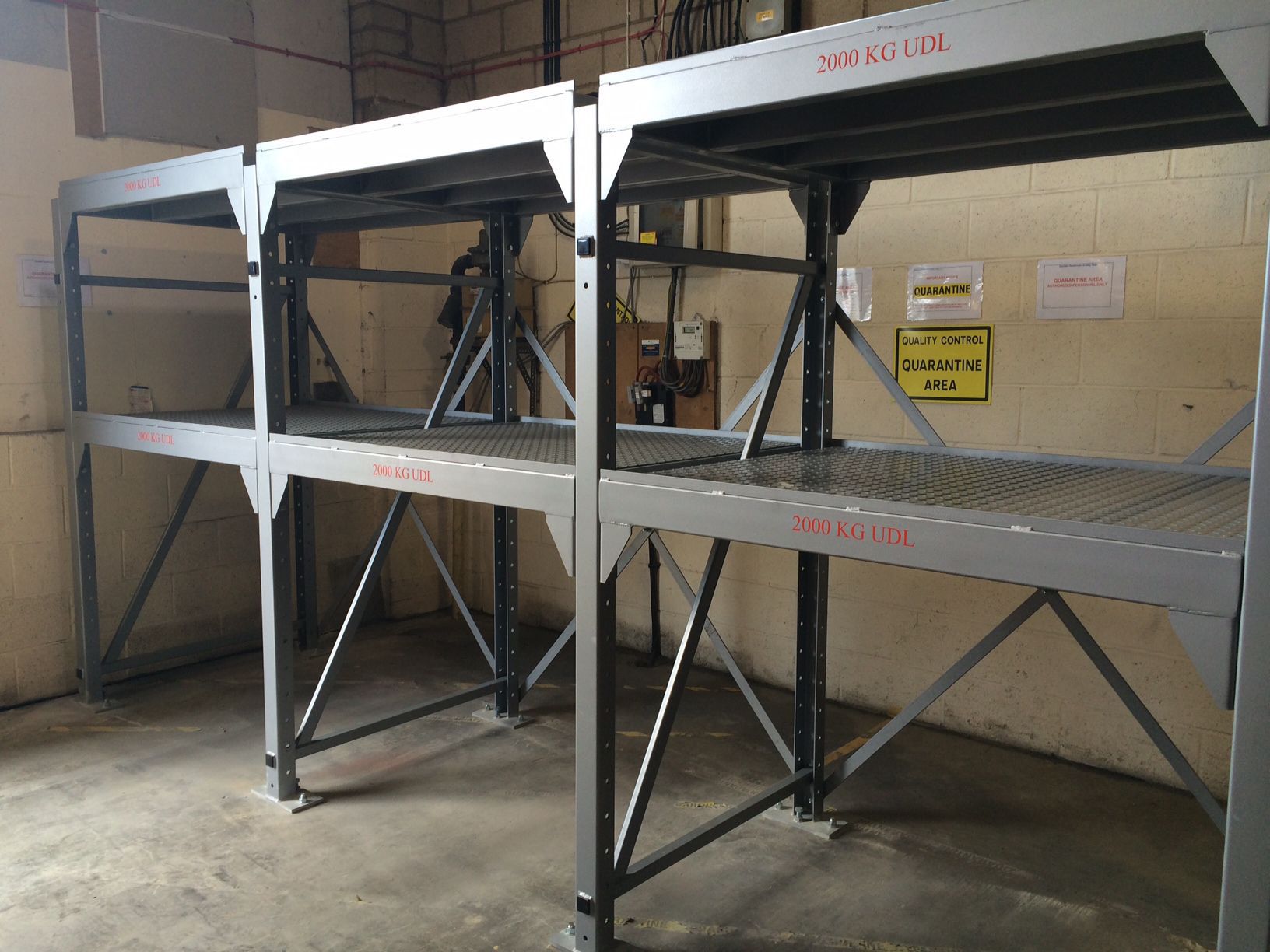 Storage warehouse rack system - Relatech - for heavy loads / galvanized