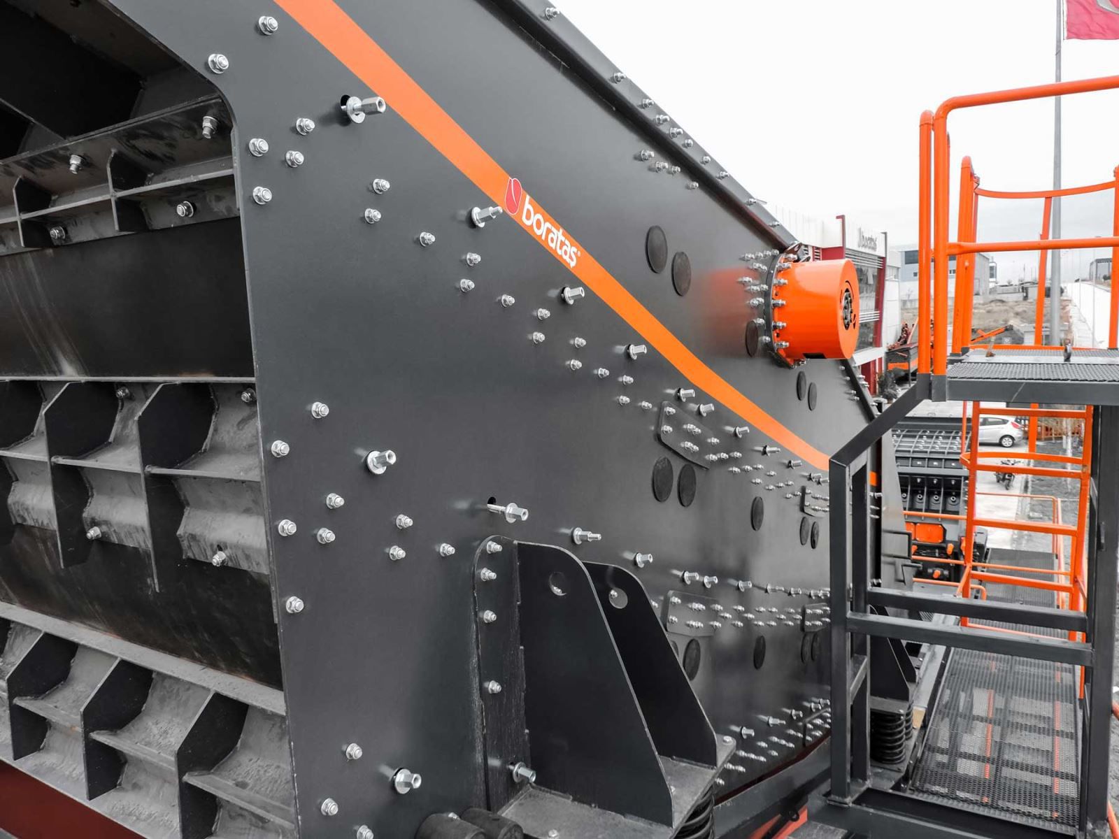 Vibrating screener - BKE - Boratas Machinery - for bulk materials