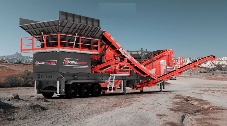 Recycling screener - BLK01 - Boratas Machinery - mobile / vibrating ...