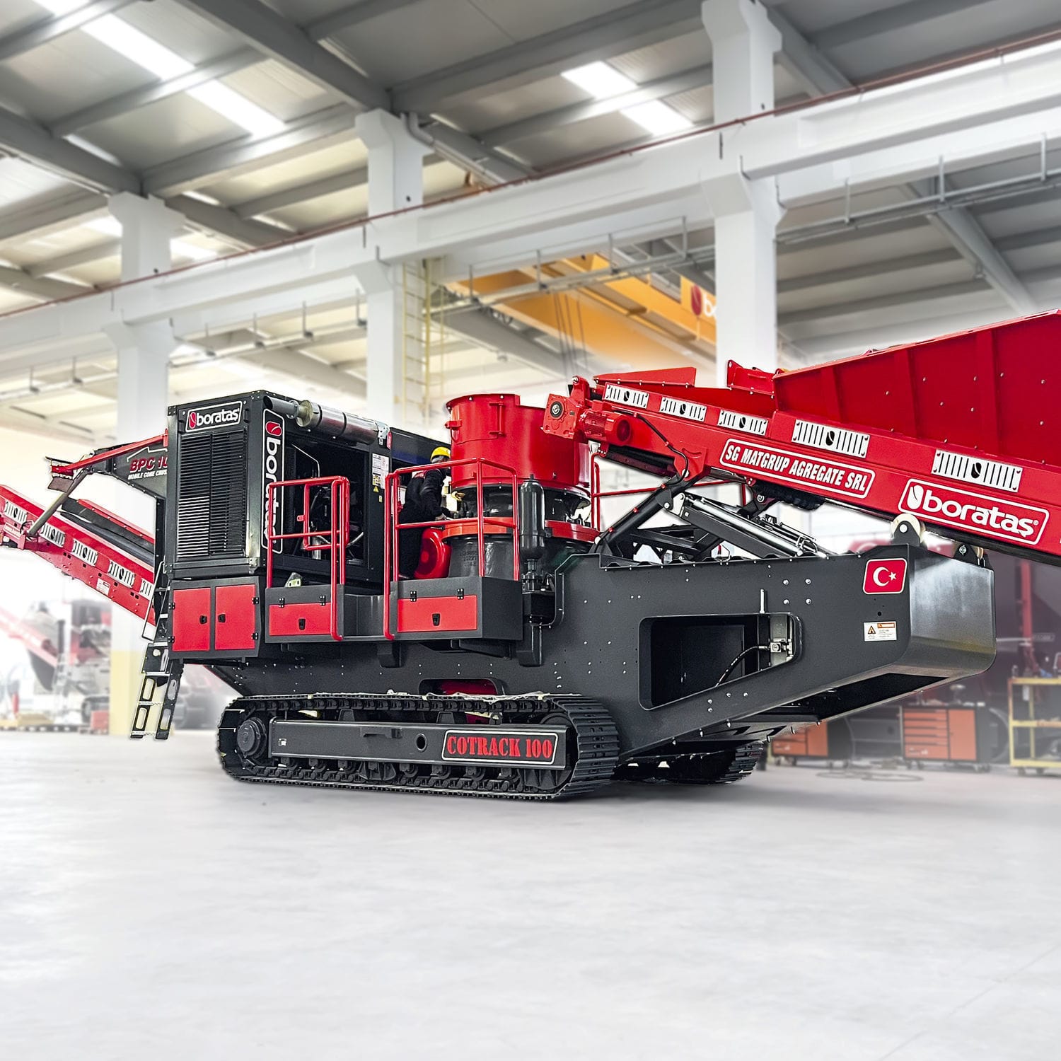 Cone crusher - BPC100 - Boratas Machinery - mobile / compact / secondary