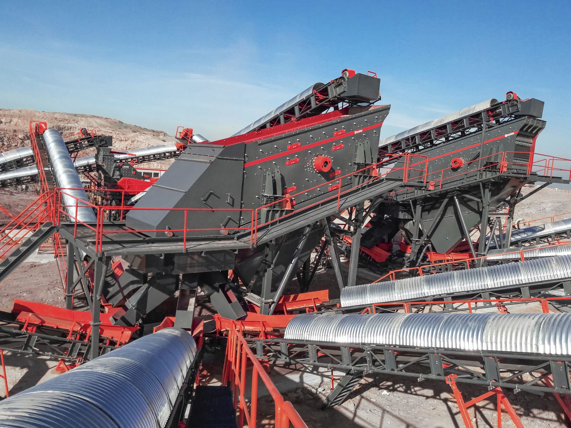 Dry screening screener - BSTE - Boratas Machinery - wet screening / for ...