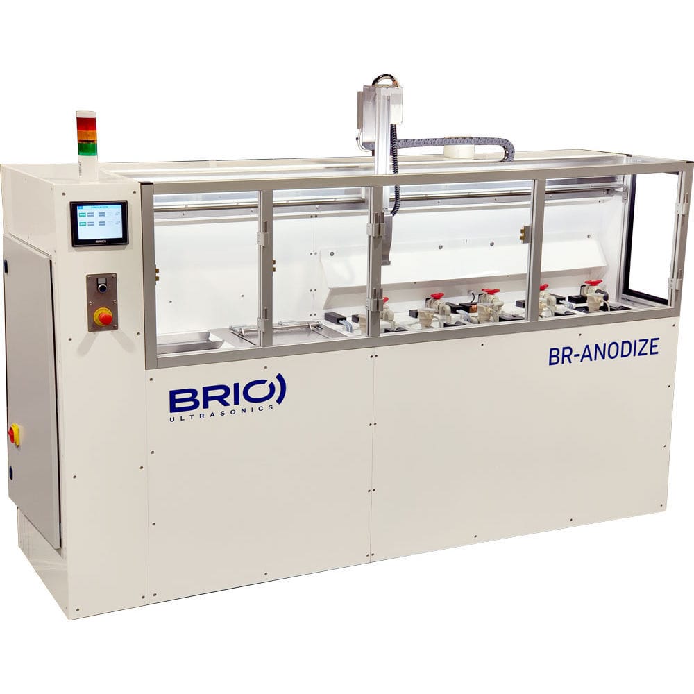 Titanium anodizing plant - BR-ANODIZE - BRIO Ultrasonics - automatic ...