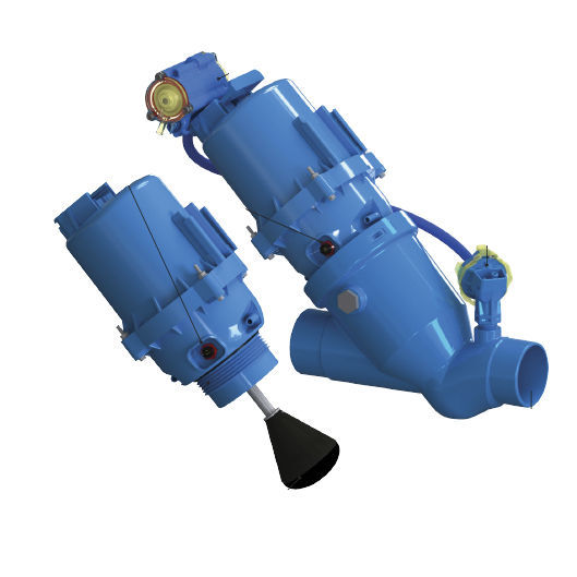 Vacuum valve - Aqseptence Group - pneumatic / solids / corrosion-resistant