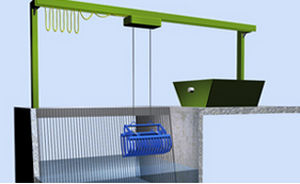 Bar screen - Aqseptence Group - for wastewater treatment / coarse screening